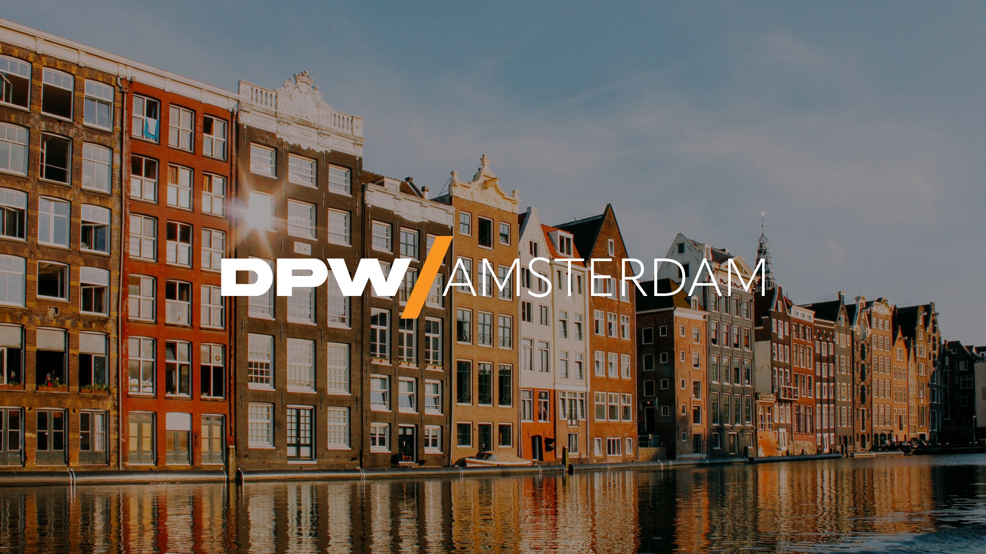 DPW | October 7-9 | Amsterdam - Levelpath
