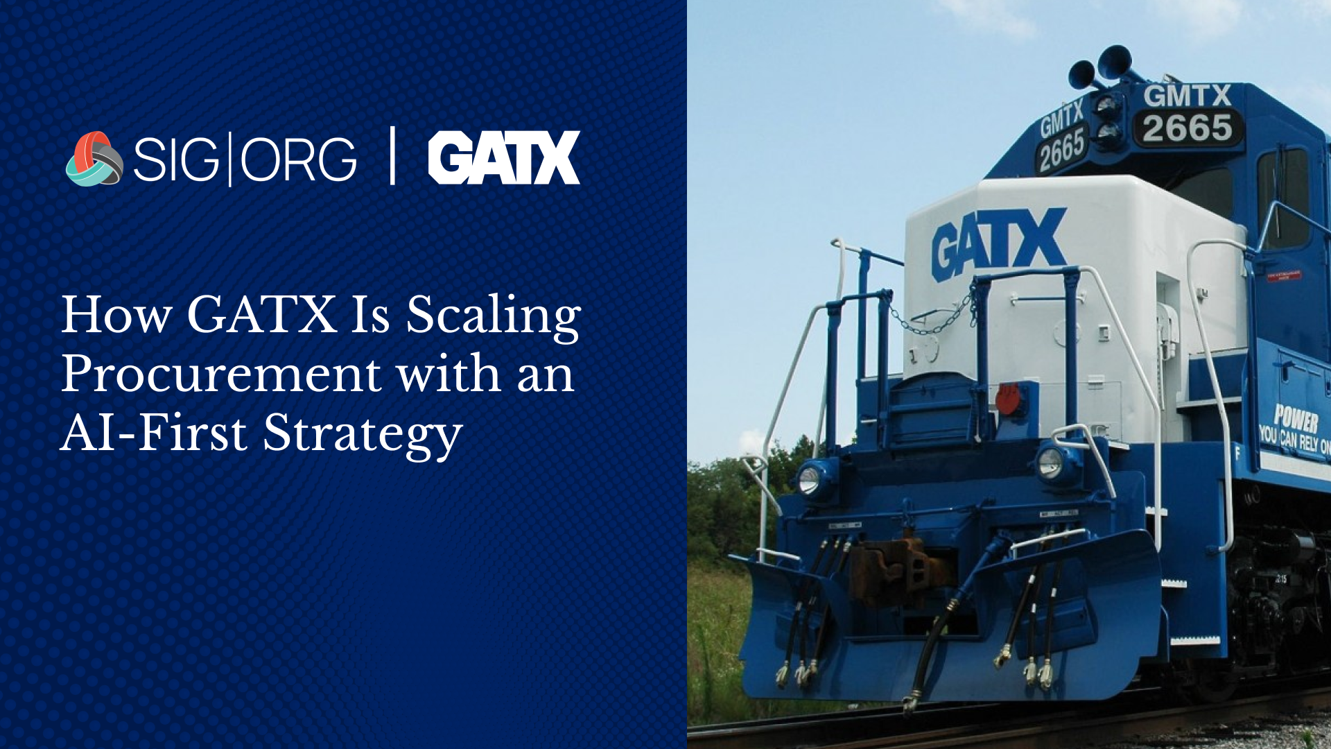 AI-First Procurement: GATX's Efficiency Strategy
